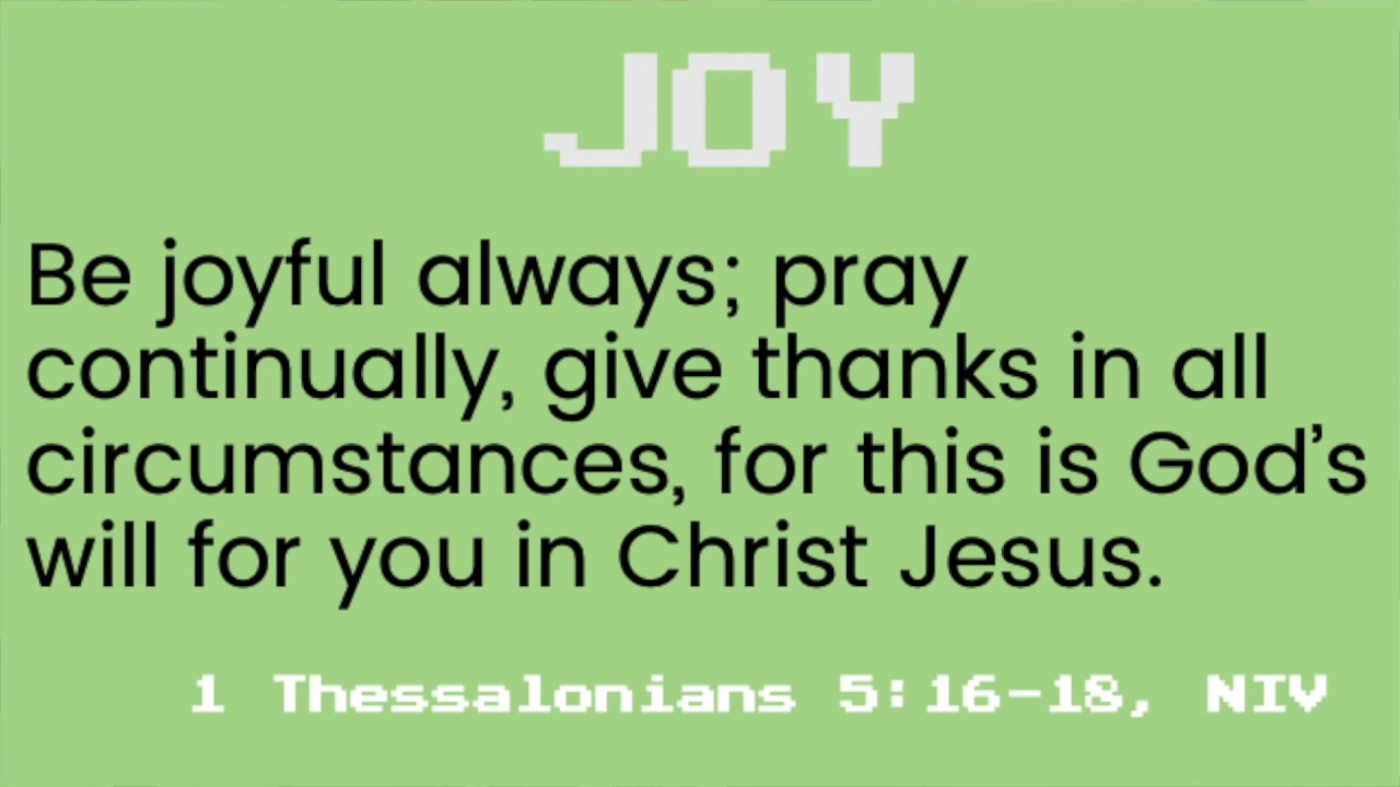 JOY: Memory Verse - Power Up - YouTube