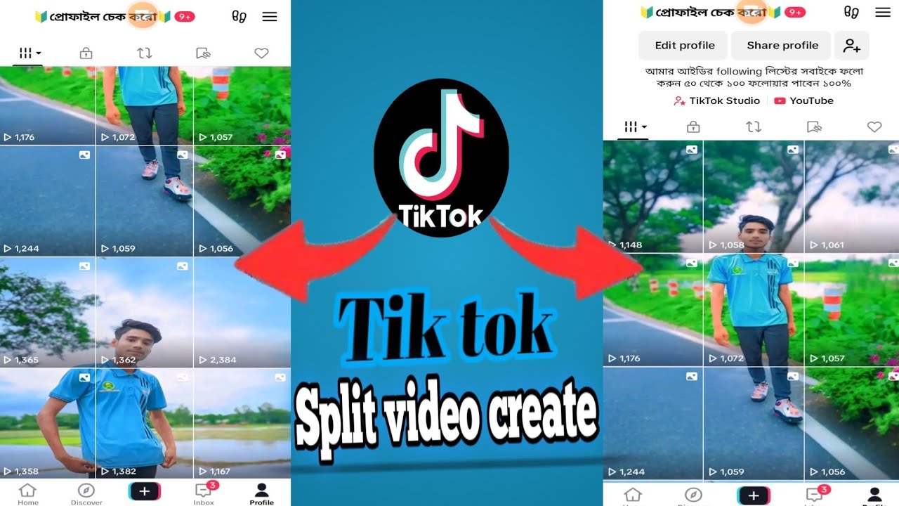 tik tok vairal asplit image video creator | Bangla tutorial ...