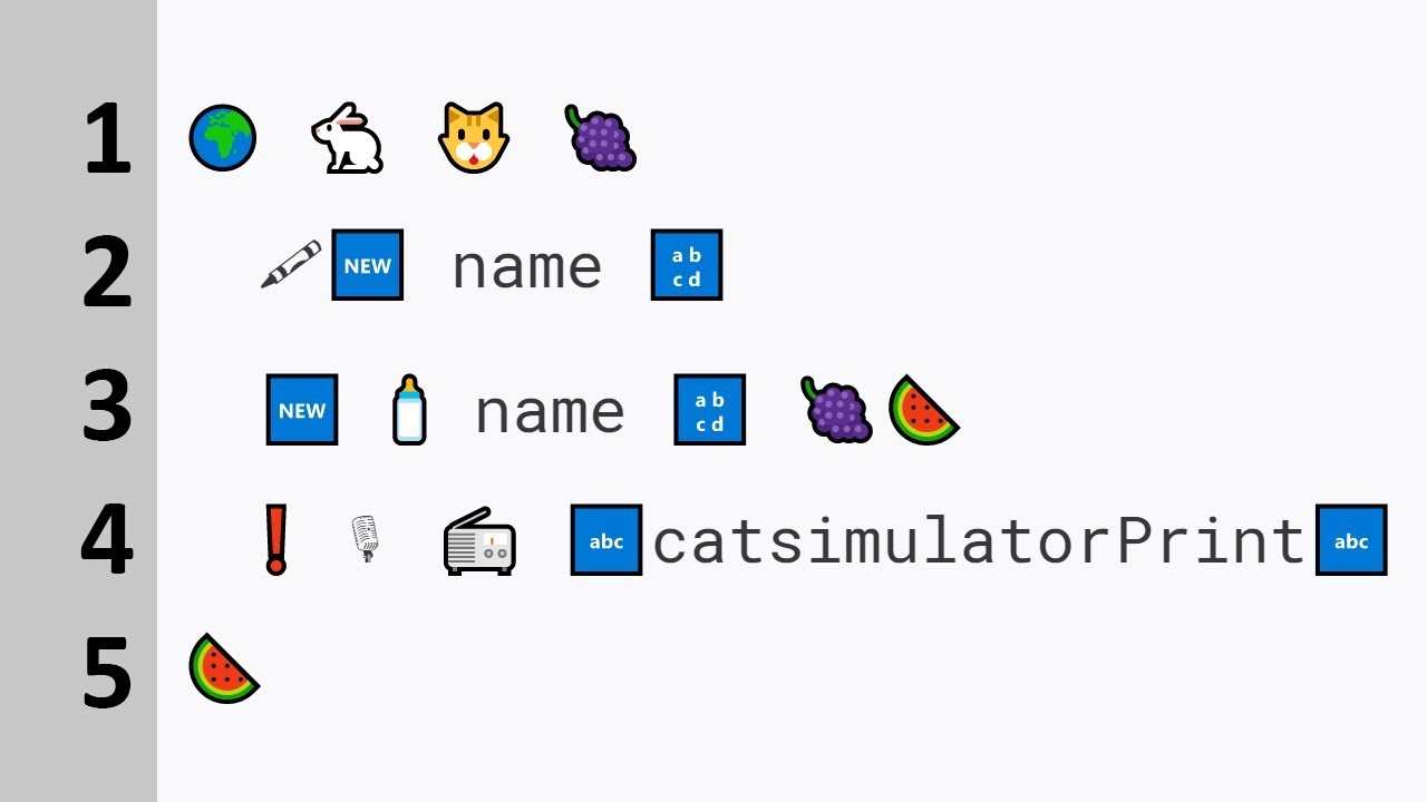 Programar un videojuego con emojis?! 🎮 Lenguajes raros - YouTube