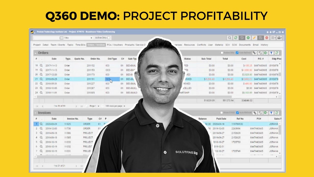 Q360 Demo: Project Profitability - YouTube