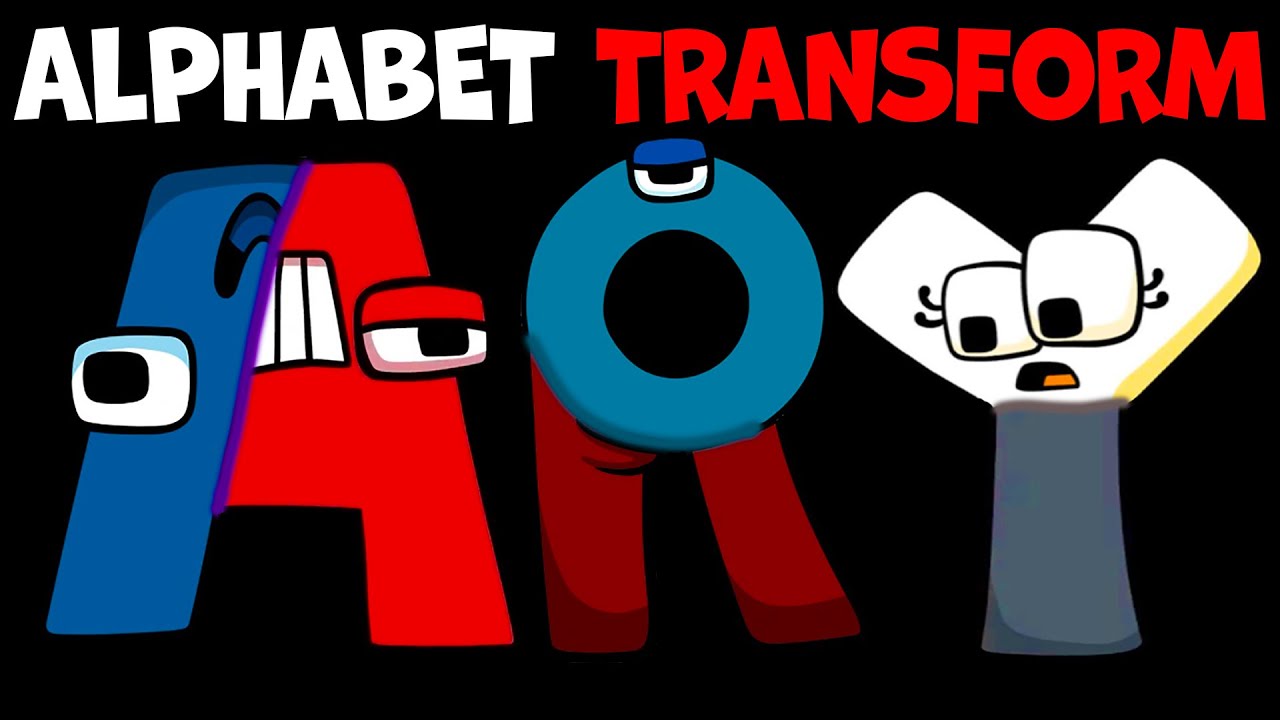 Alphabet Lore Snakes Transform Weird Letters (A-Z) - YouTube