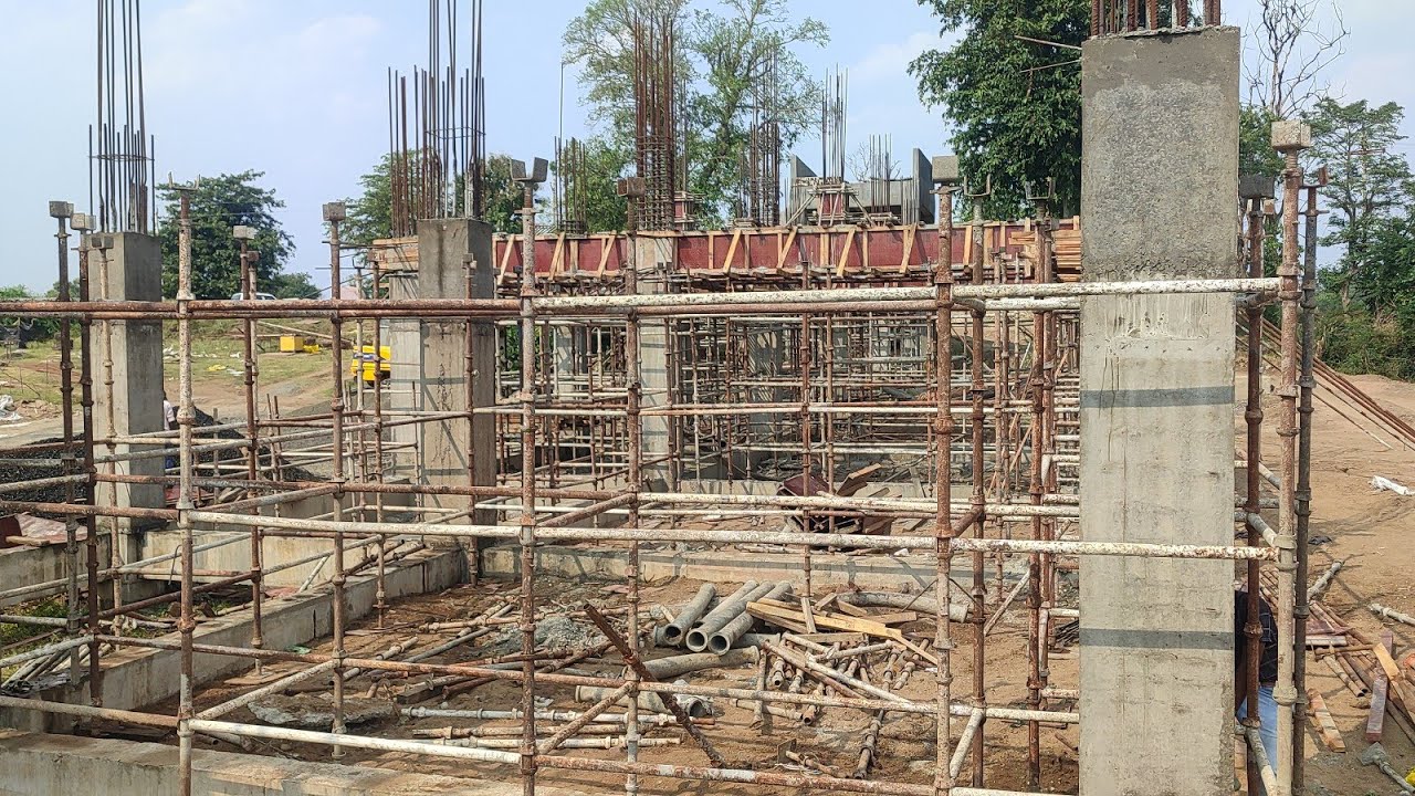 scaffolding material calculation at site - YouTube