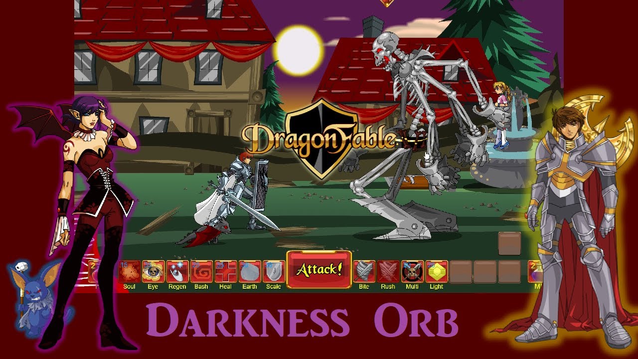 DragonFable Let's Play #05 - The Darkness Orb - YouTube