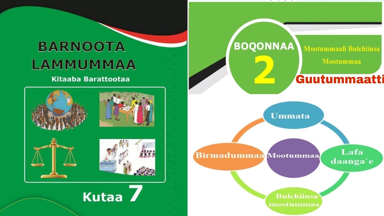 Barnoota Lammummaa kutaa 7ffaa Boqonnaa 2 guutummaa isaa. - YouTube