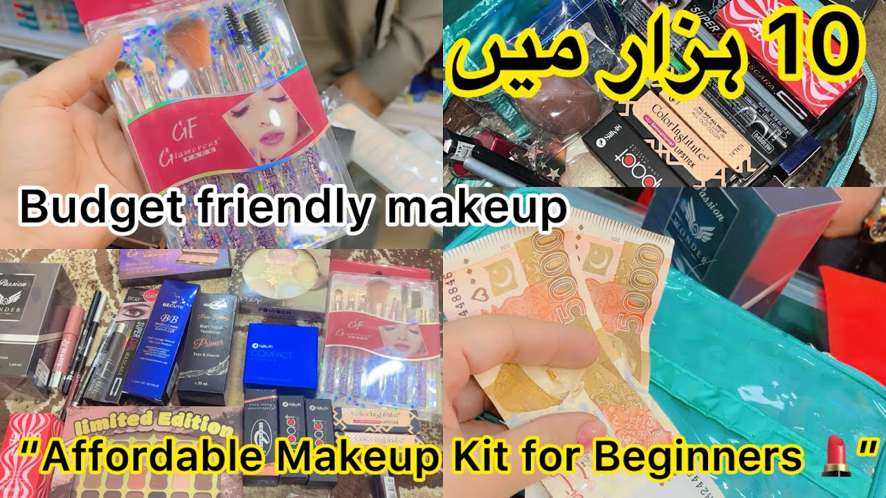 “10,000 Rupees Mein Full Makeup Kit | Affordable Beginner Makeup Haul ...