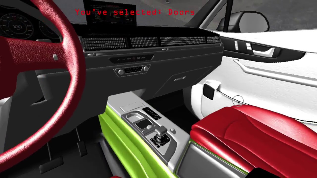 Car Interiors Customizator Application Demo - YouTube