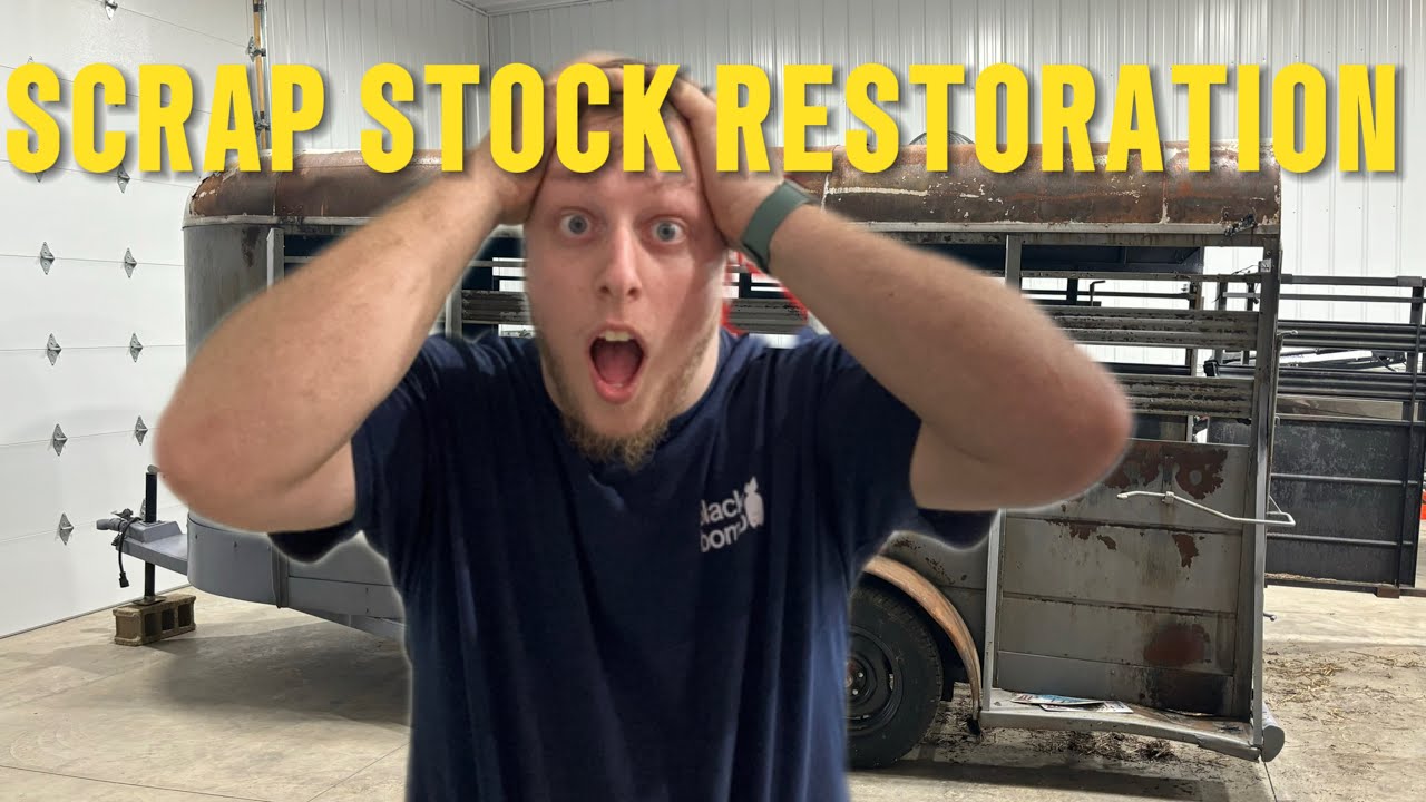 RESTORING A SCRAP STOCK TRAILER - YouTube