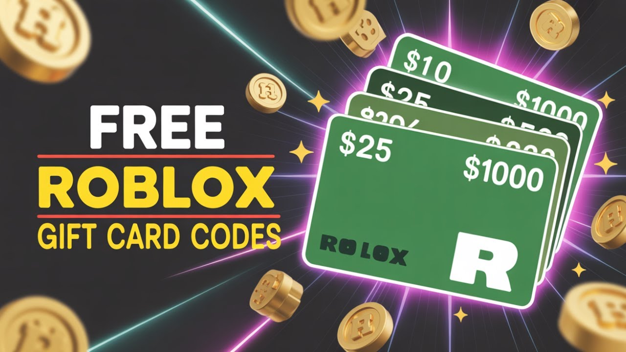 How to Redeem Roblox Gift Card Codes + Free Robux - YouTube