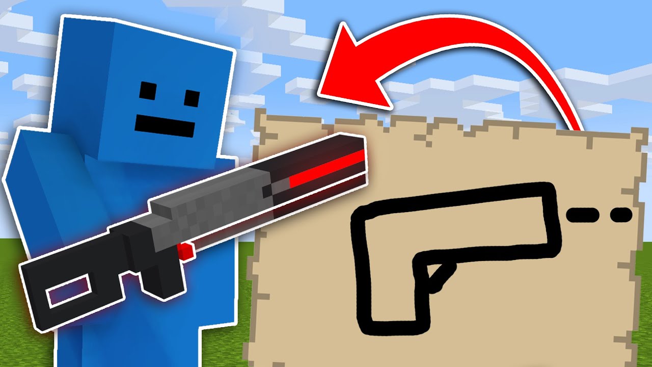 Minecraft Manhunt, But Anything I Draw I Get... - YouTube