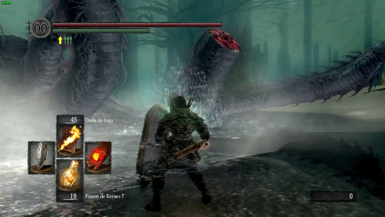 Dark Souls 1 - Hydra Ash Lake (NG+1) - YouTube