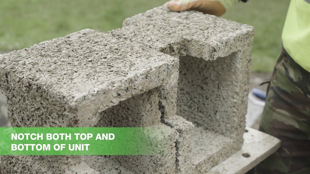 Durisol "How To" - Building a 300 Corner - YouTube