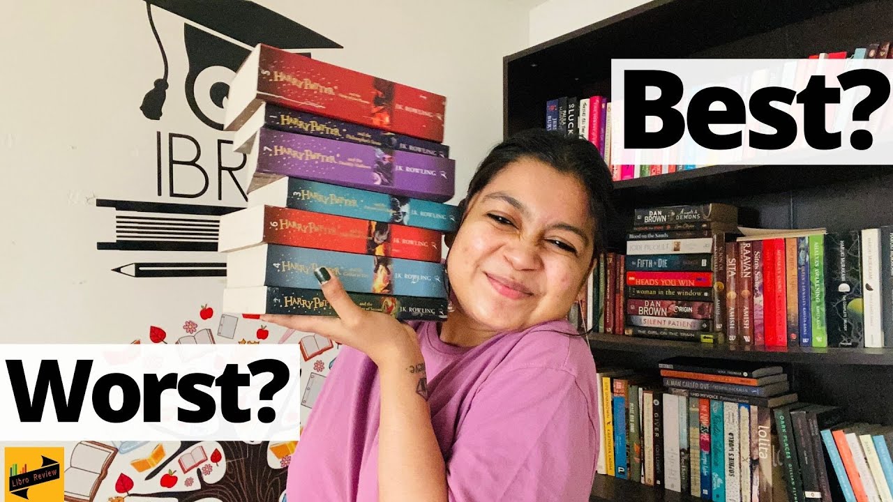 I am RANKING every Harry Potter book from BEST to WORST | Libro Review ...
