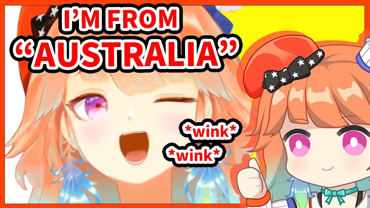 Kiara Winks every time she says "Australia" take a shot【Takanashi Kiara / HololiveEN】 - YouTube