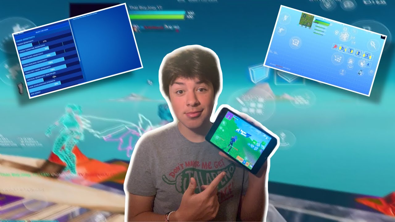 The BEST HUD & Settings on Fortnite Mobile | Ipad Mini 5 (Chapter 2 ...