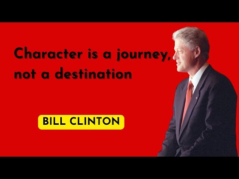 42th President of United States | BILL CLINTON | Best Quotes - YouTube