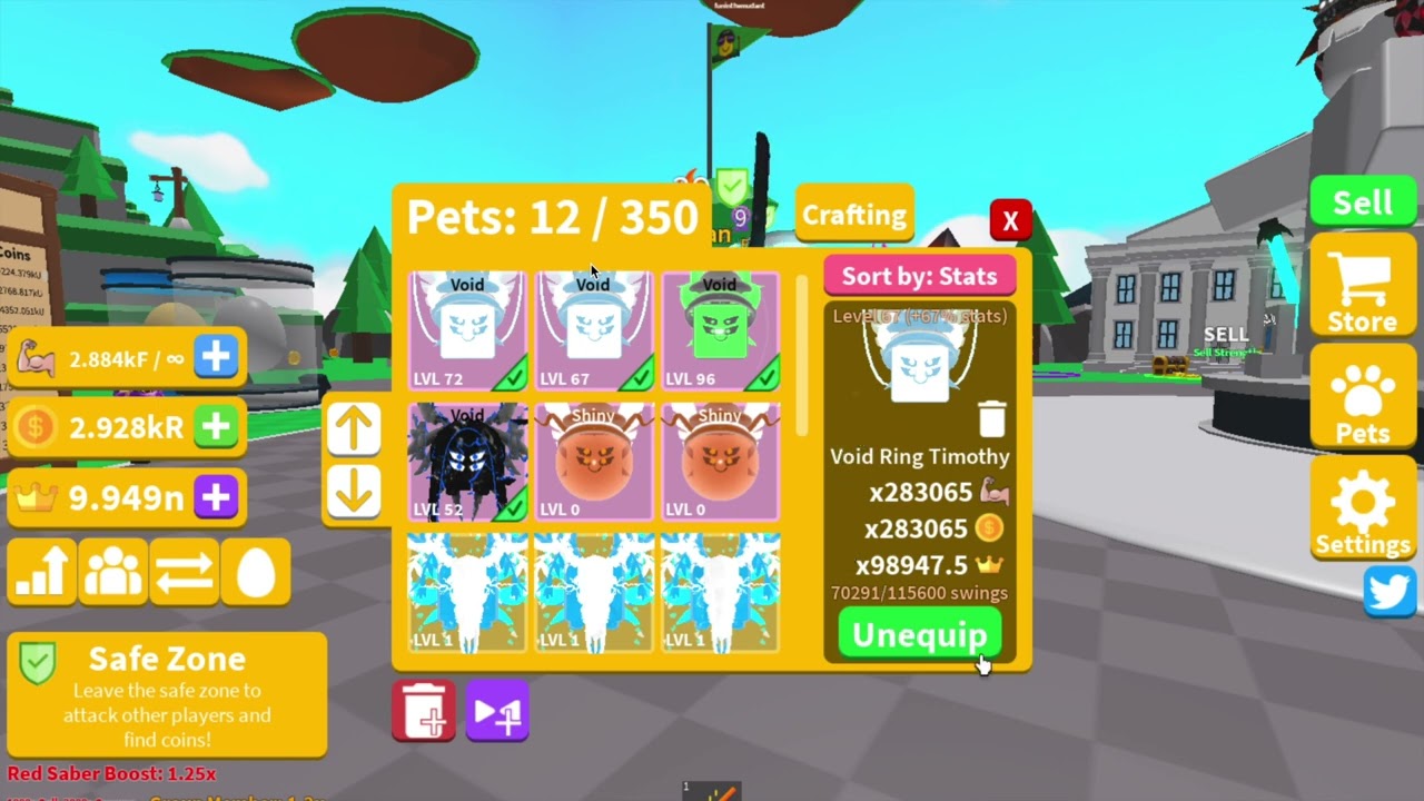 Saber Simulator Getting Ape Rank! - YouTube