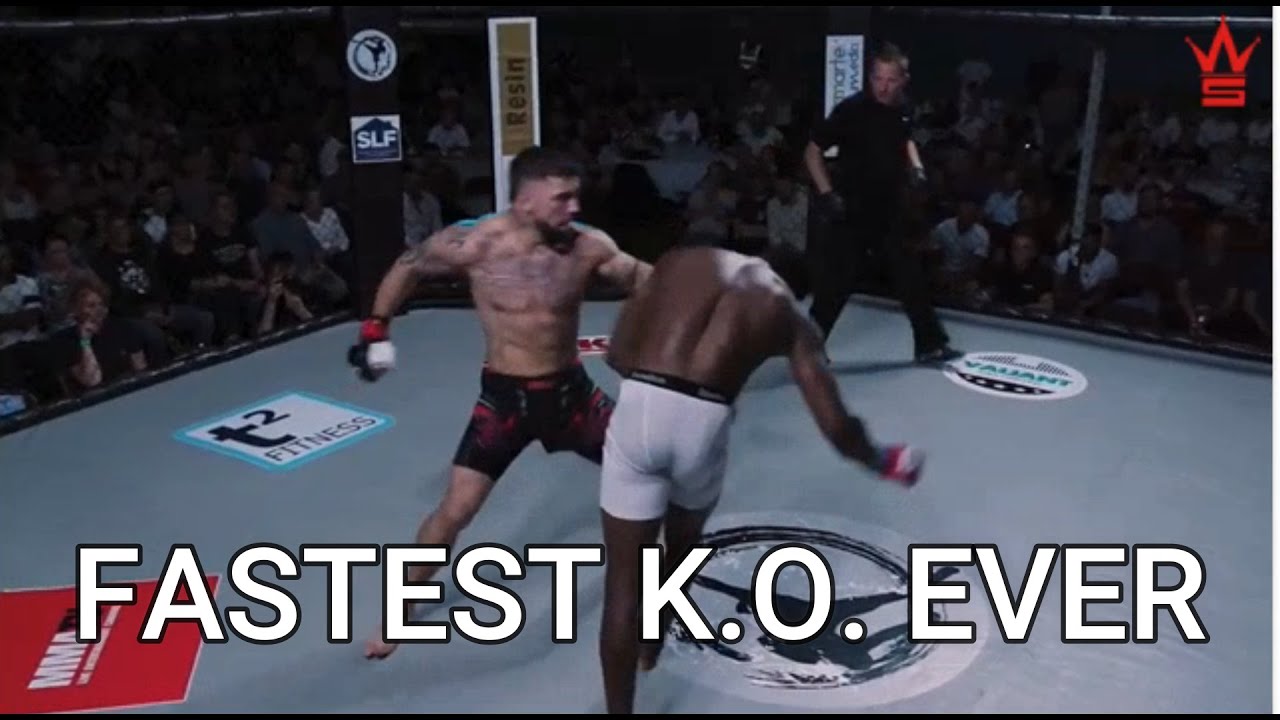 Fastest K.O. in MMA (3 SEC KO) - YouTube