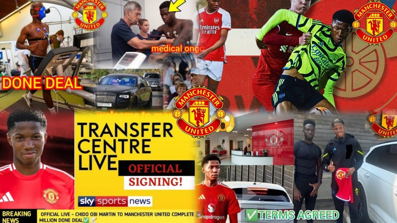 🚨CHIDI OBI MARTIN'S £8 MILLION MOVE TO MANCHESTER UNITED: THE FUTURE ...