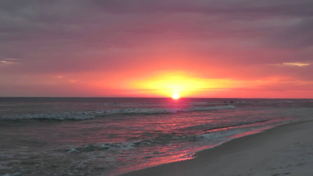 A Glimpse of Tonight's Sunset - Panama City Beach, FL 5/2/14 - YouTube