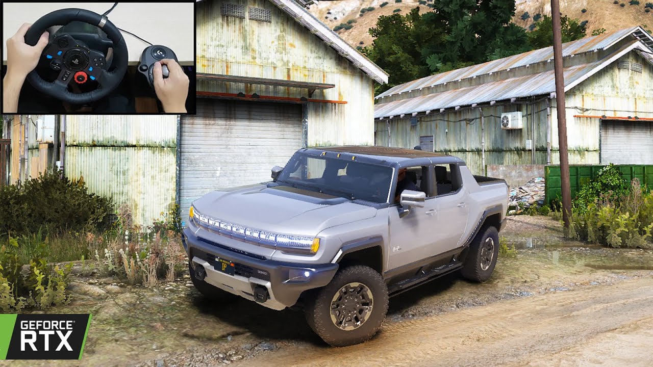 GTA 5 - GMC Hummer EV Realistic Offroading - YouTube