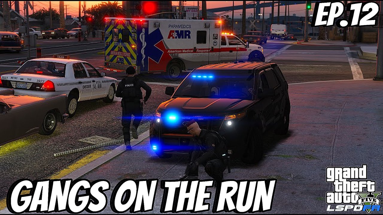 GTA 5 LSPDFR | LAPD Gang Unit Patrol | EP. 12 | Gangs On The RUN - YouTube