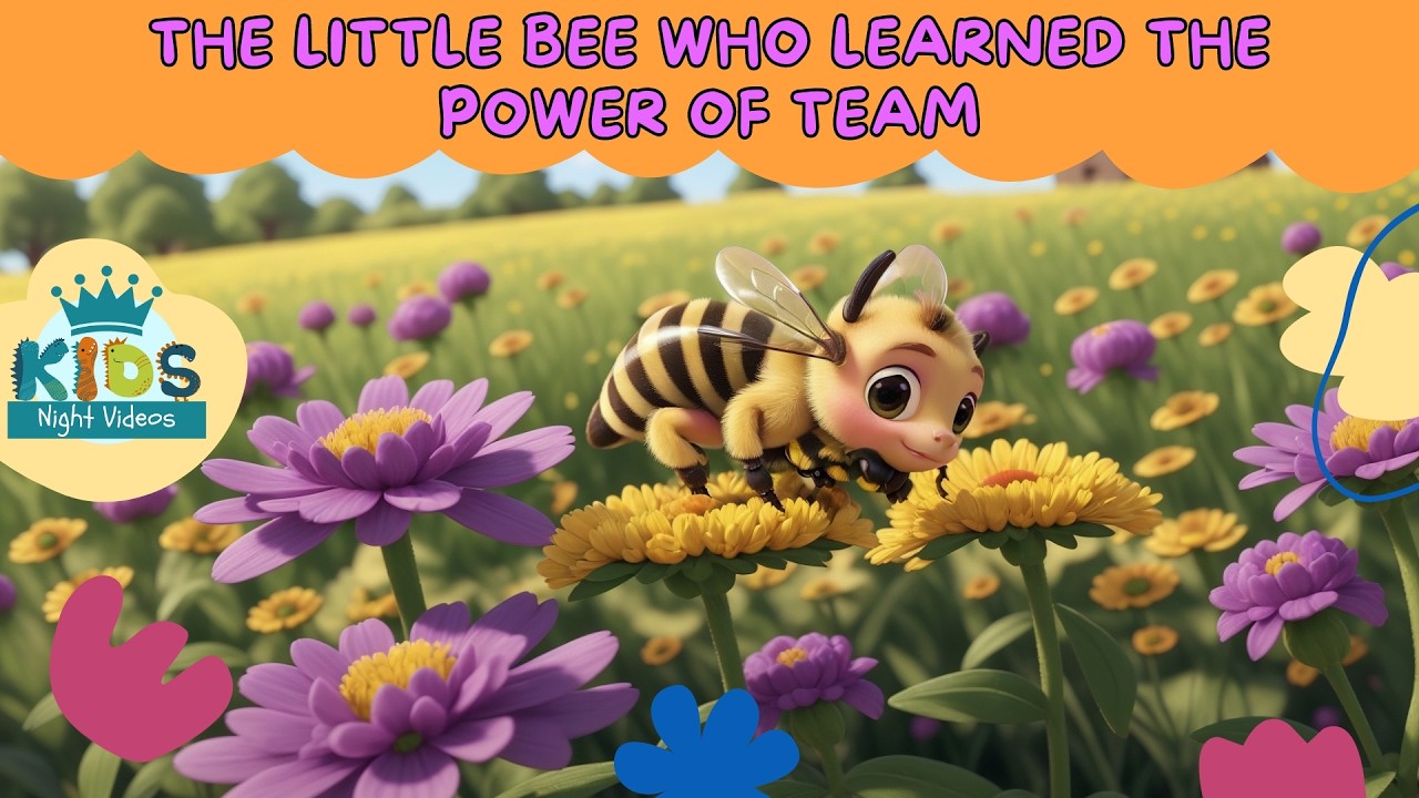 The Little Bee Who Learned The Power Of Team💤 Sleepy Stories For Kids ...