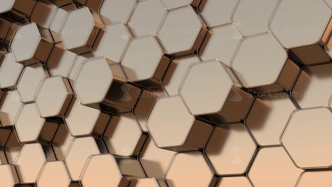 Abstract Hexagon Loop - YouTube