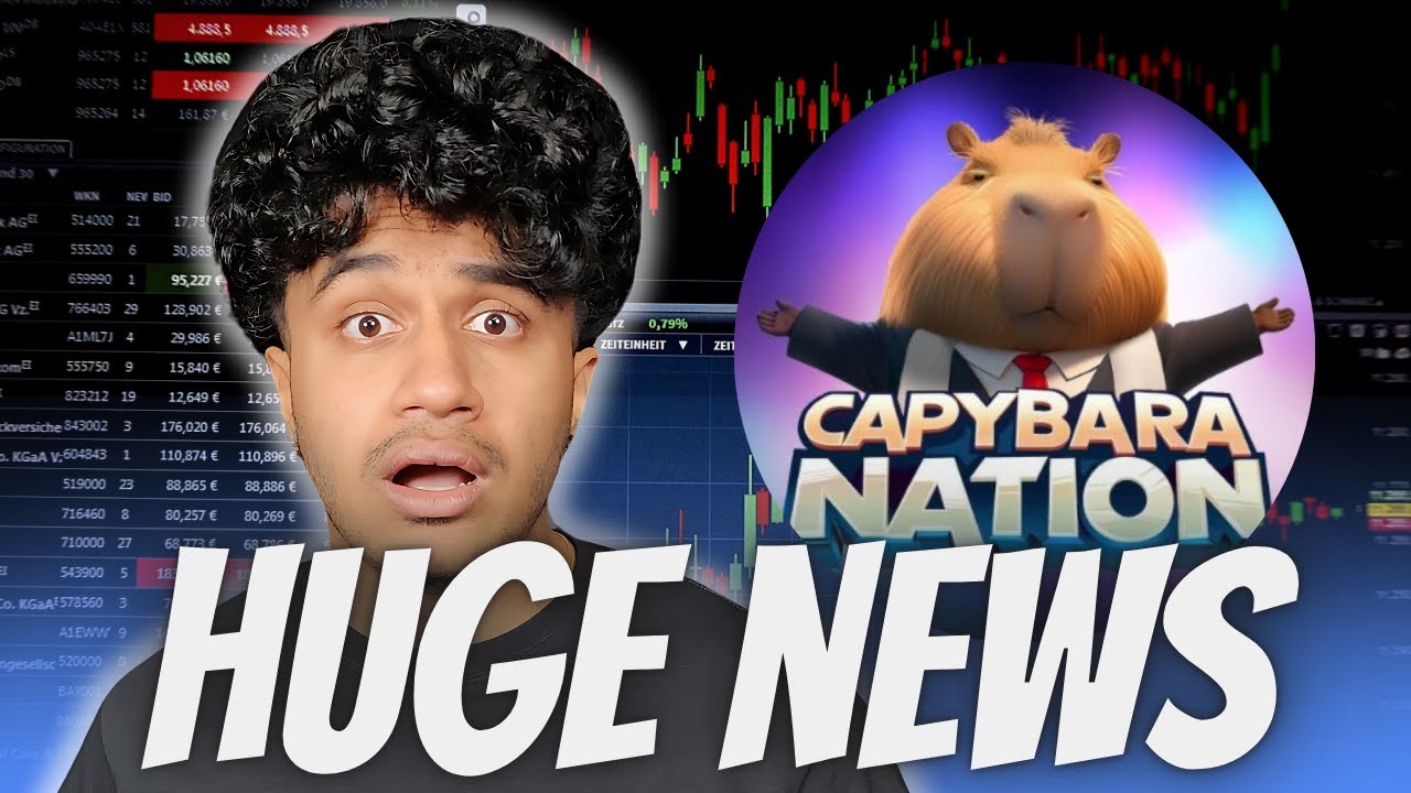 HUGE ANNOUNCEMENTS FOR CAPYBARA NATION!! $BARA IS GOING TO EXPLODE ...