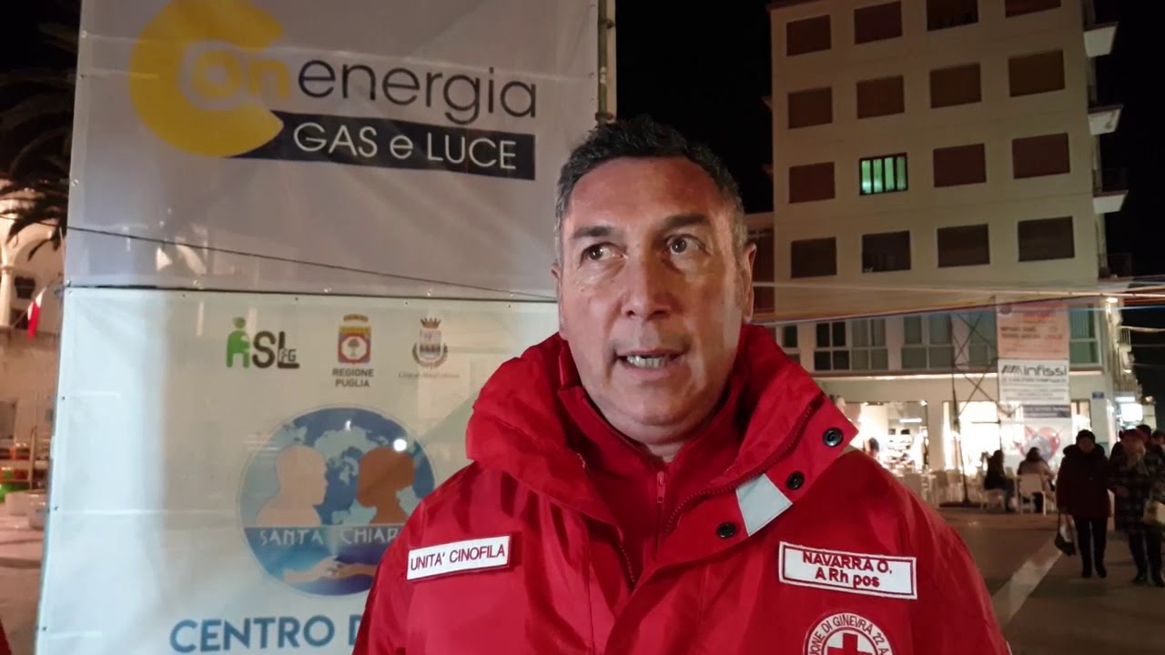 Intervista Pres Com CRI Manfredonia su unità cinofila - YouTube