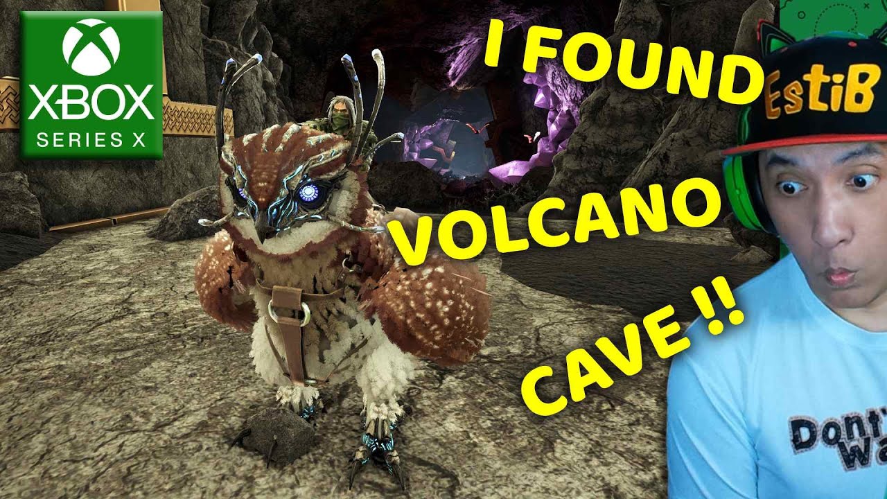 Natagpuang Volcano Cave 🌋 Magmasaur Nest? ~ ARK: Survival Evolved - YouTube