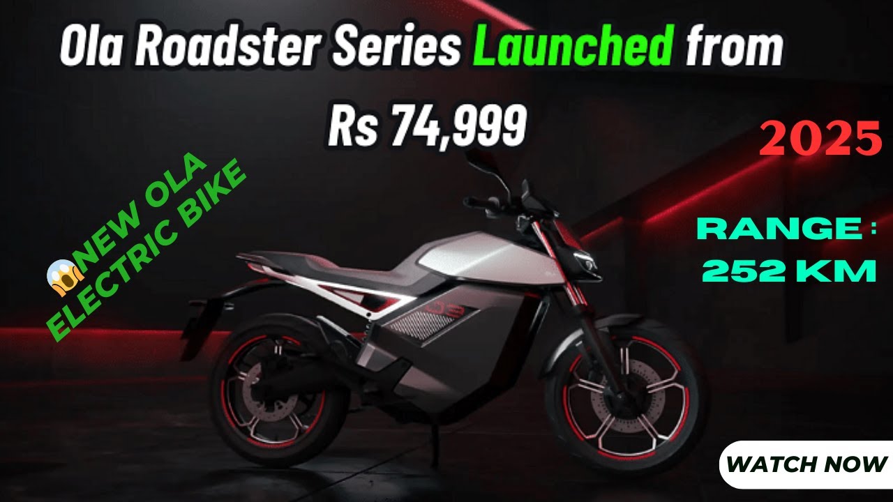 Ola Roadster X electric bike launched in India | OLA Roadster Price ...