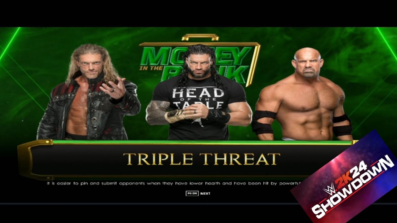 WHO WIN : ROMAN REIGNS VS GOLDBERG VS EDGE TRIPLE THREAD MATCH WHO IS ...