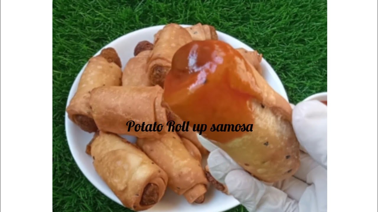 Potato Roll Up Samosa | Aloo Samosa Roll | Ramadan Special Easy Potato ...