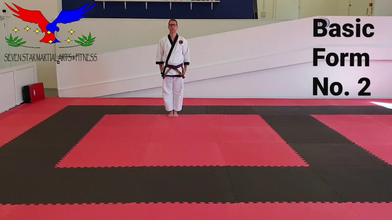 7SMA Tang Soo Do Basic Form 2 - YouTube