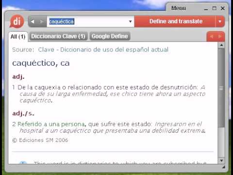 Definición de caquéctica - YouTube