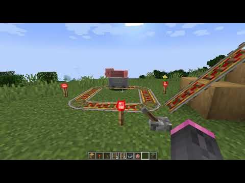 the new minecraft update allows you to make a particle accelerator ...