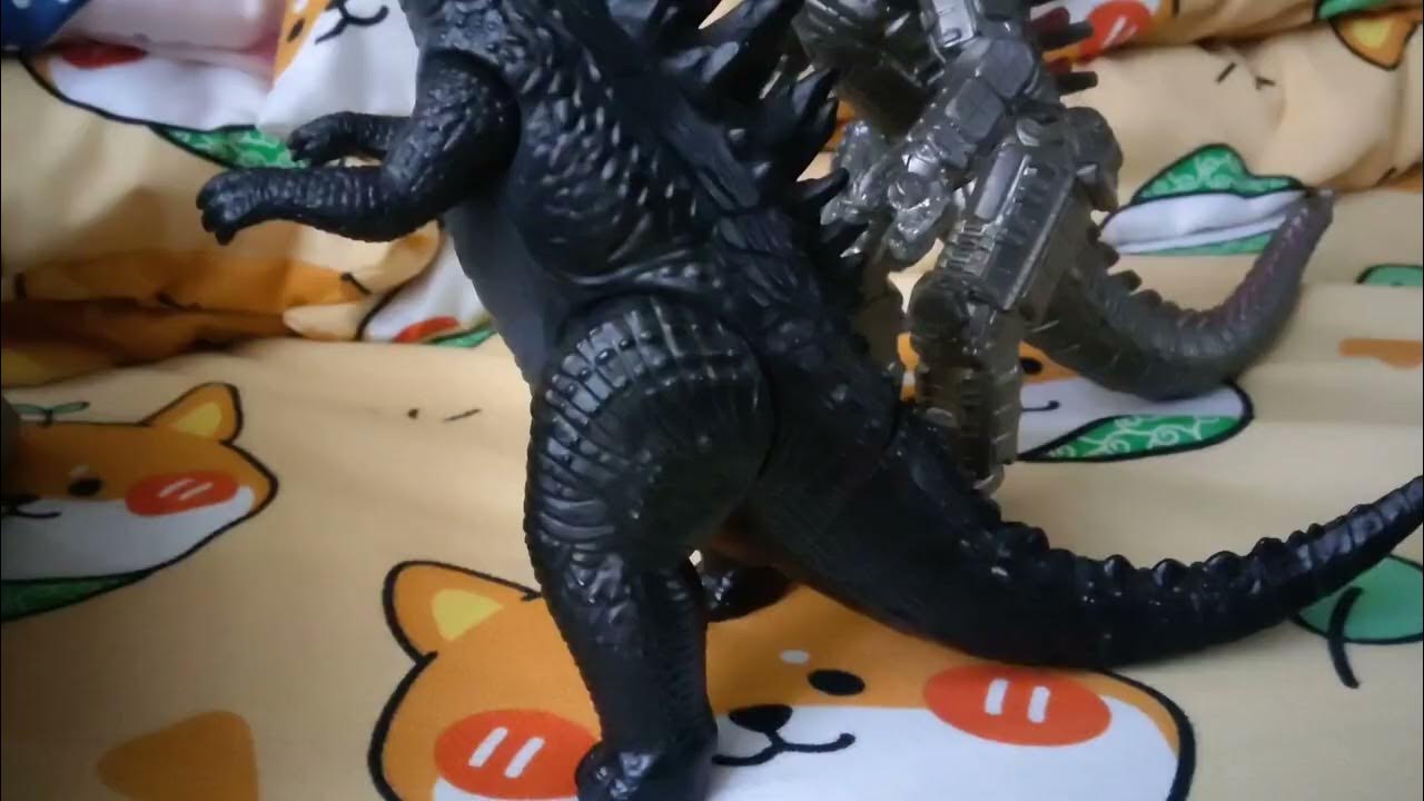 godzilla vs mechagodzilla full scene stop motion - YouTube