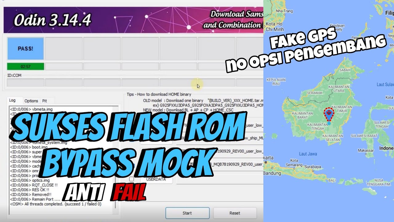 CARA UBL DAN FLASHING ROM BYPASS MOCK LOCATION SAMSUNG - ANDROID 14 ...