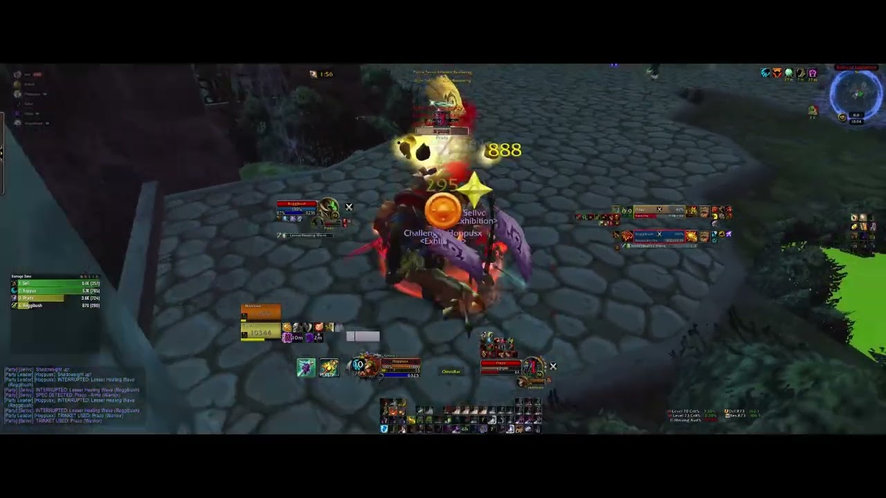 WoW: TBC Classic Feral Druid 2v2. End of season push. *INSANE 1v1 ...
