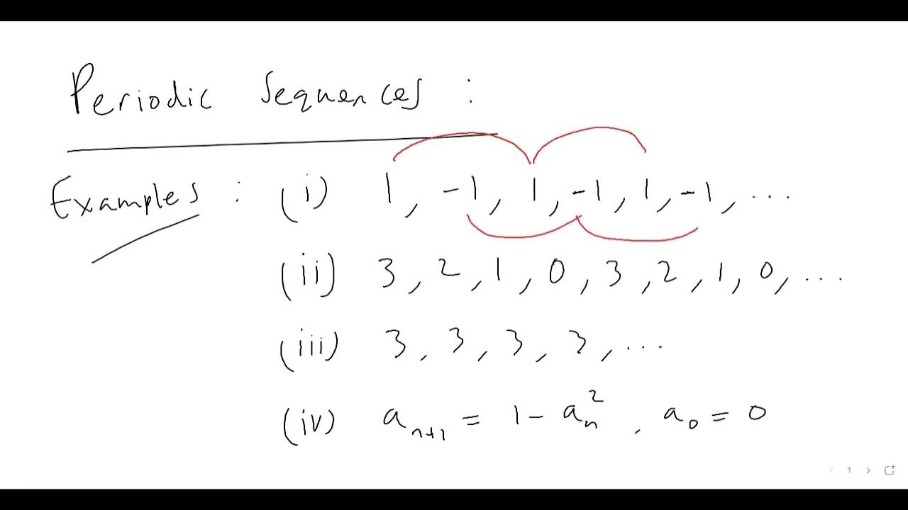 69 WHAT IS A PERIODIC SEQUENCE AND WHAT IS THE ORDER OF ONE A 69-what-is-a-periodic-sequence-and-what-is-the-order-of-one-a