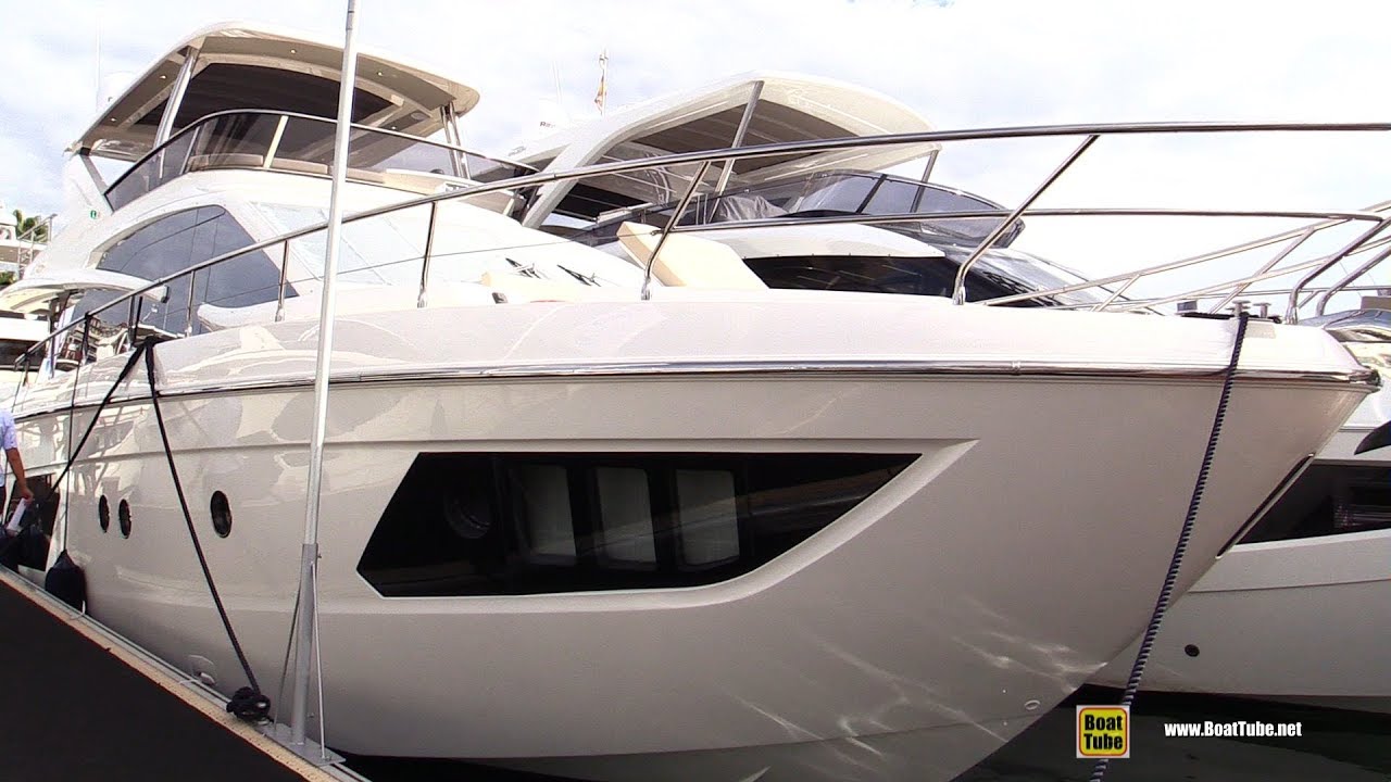 2019 Absolute 60 Fly Yacht - Deck and Interior Walkaround - 2018 Cannes ...