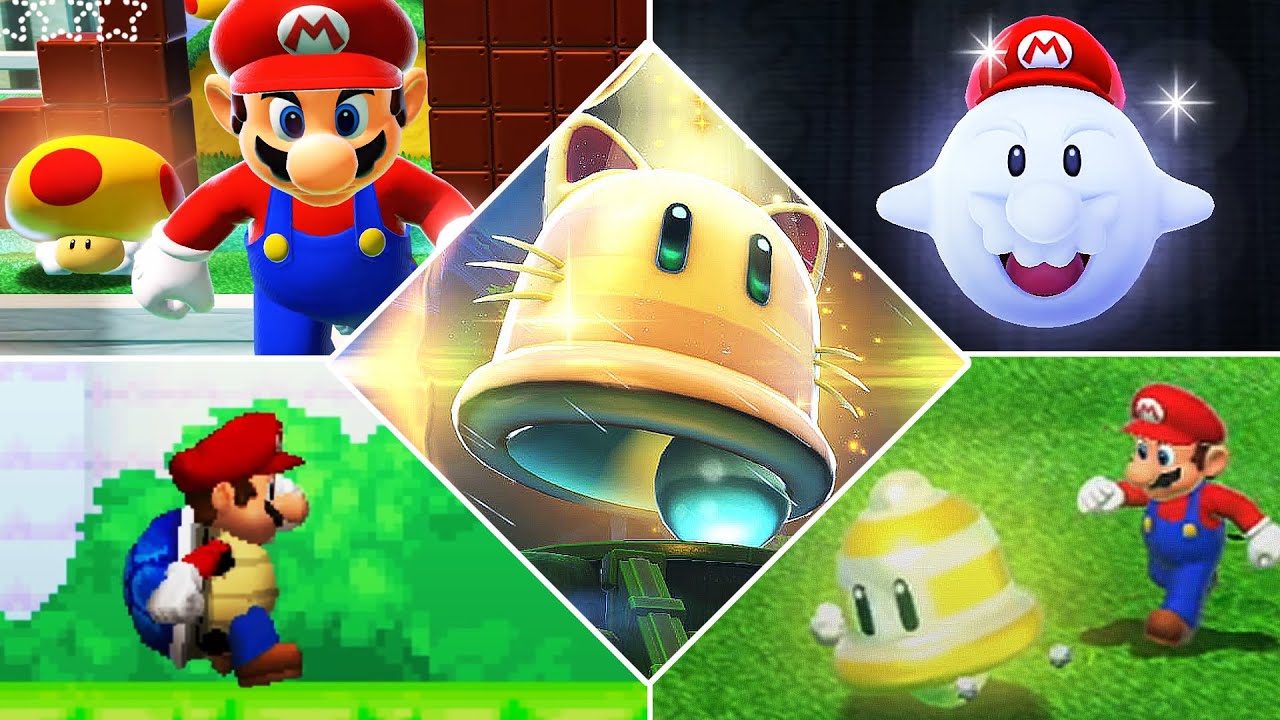 Evolution of Power-Ups in New Mario Games - YouTube