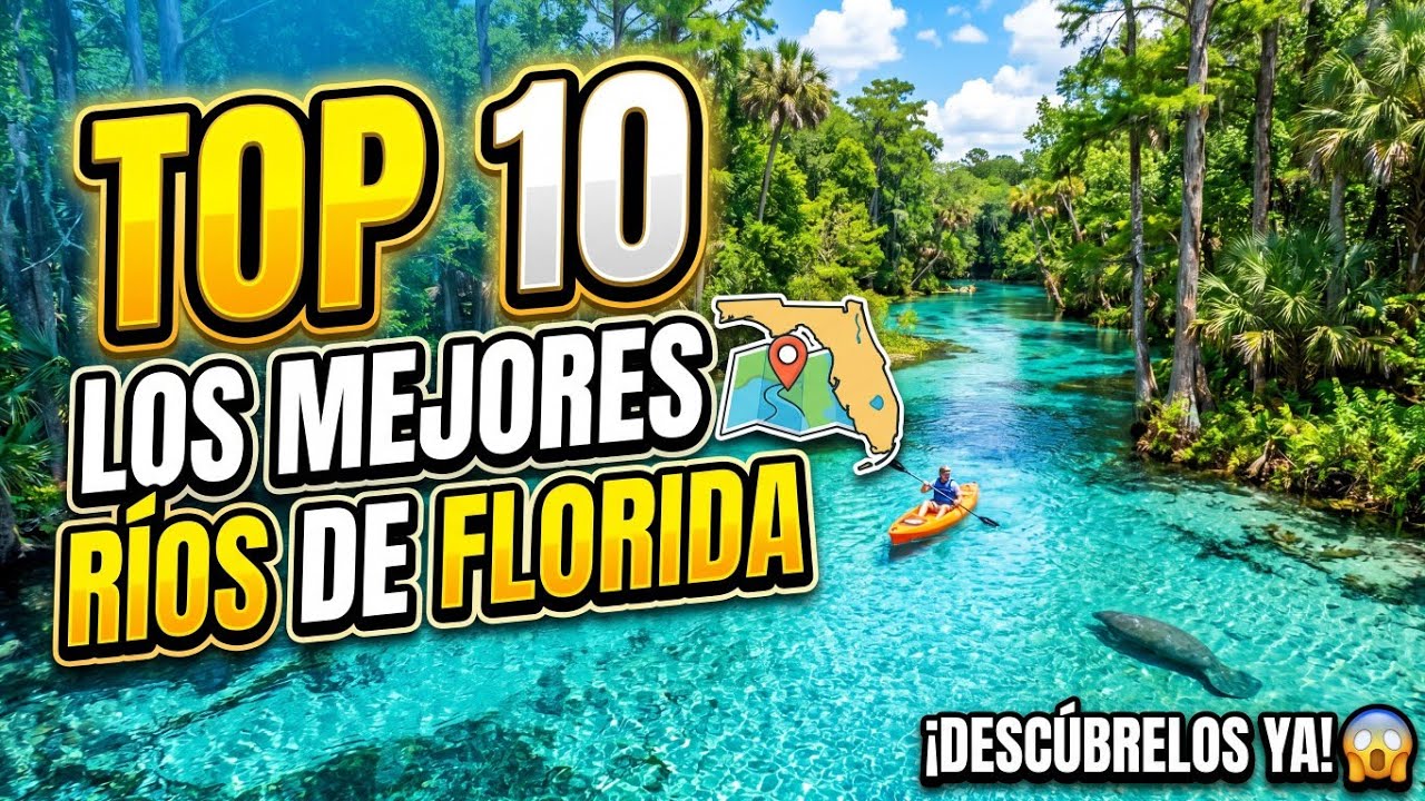 Los 10 mejores RÍOS de Florida que DEBES VISITAR - YouTube