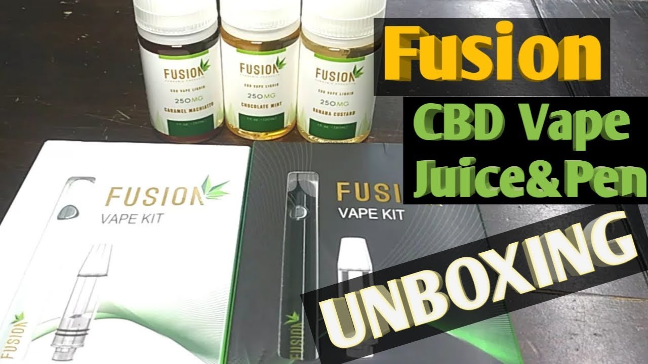 Fusion CBD Vape Juice&Pen Unboxing... - YouTube