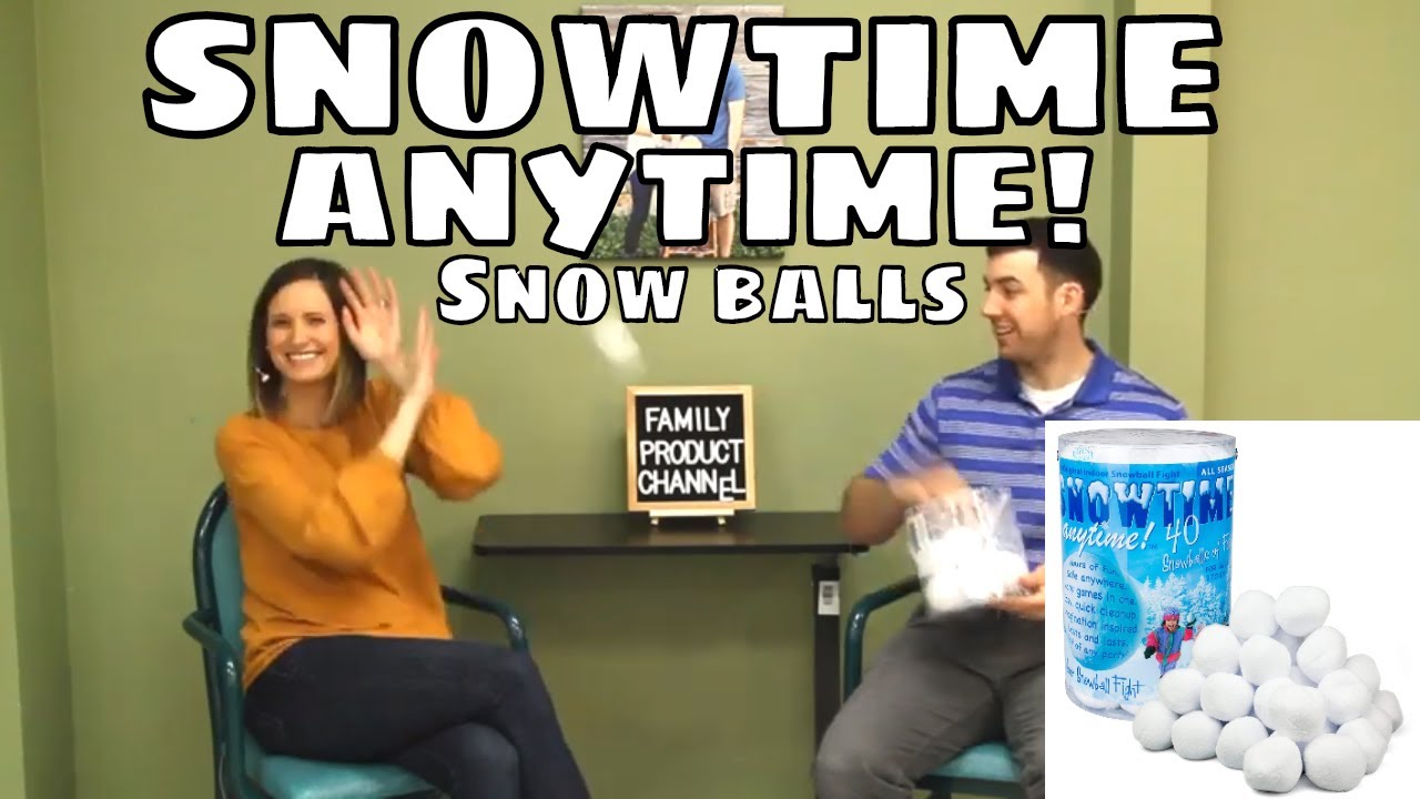 Good, Clean Fun for the Kids Year Round! Snowtime Anytime Snow Balls ...
