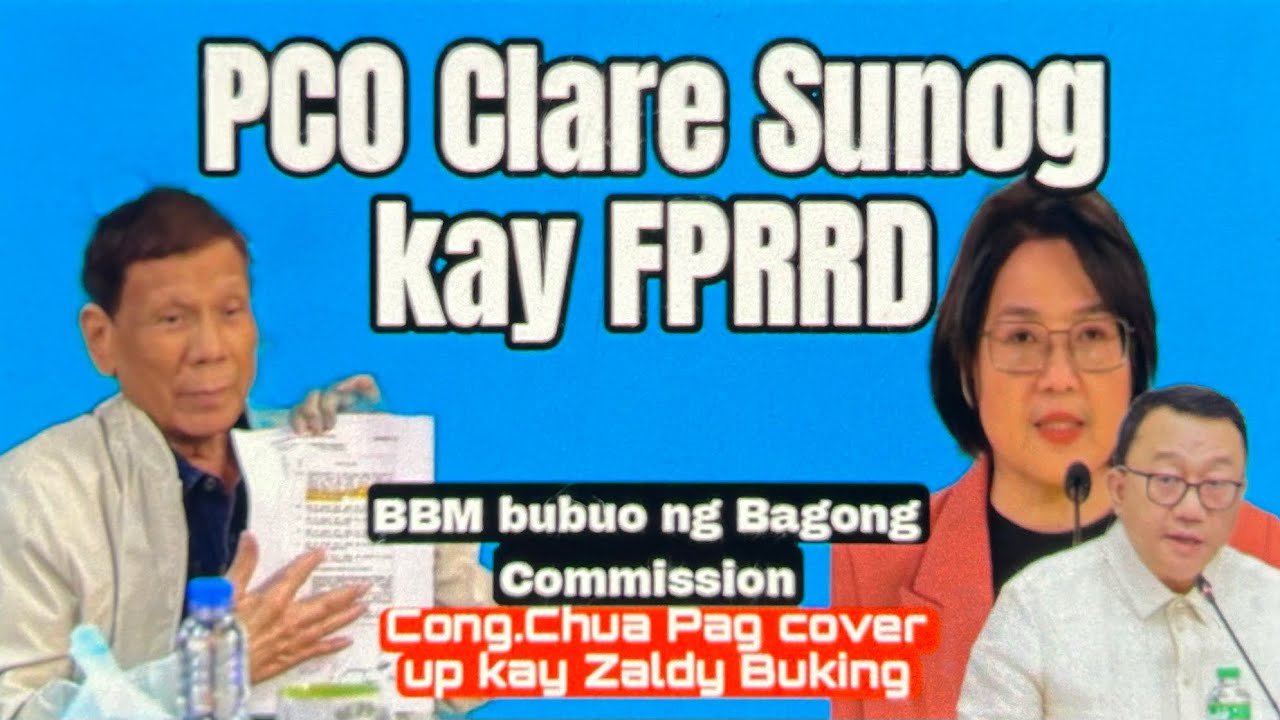 Cong. Chua nabisto sa pagka cover up kay Zaldy Co, Clare Castro sunog ...
