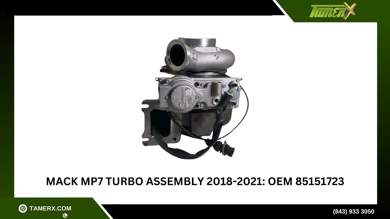 Mack MP7 Turbo Assembly 2018-2021: OEM 85151723 - YouTube