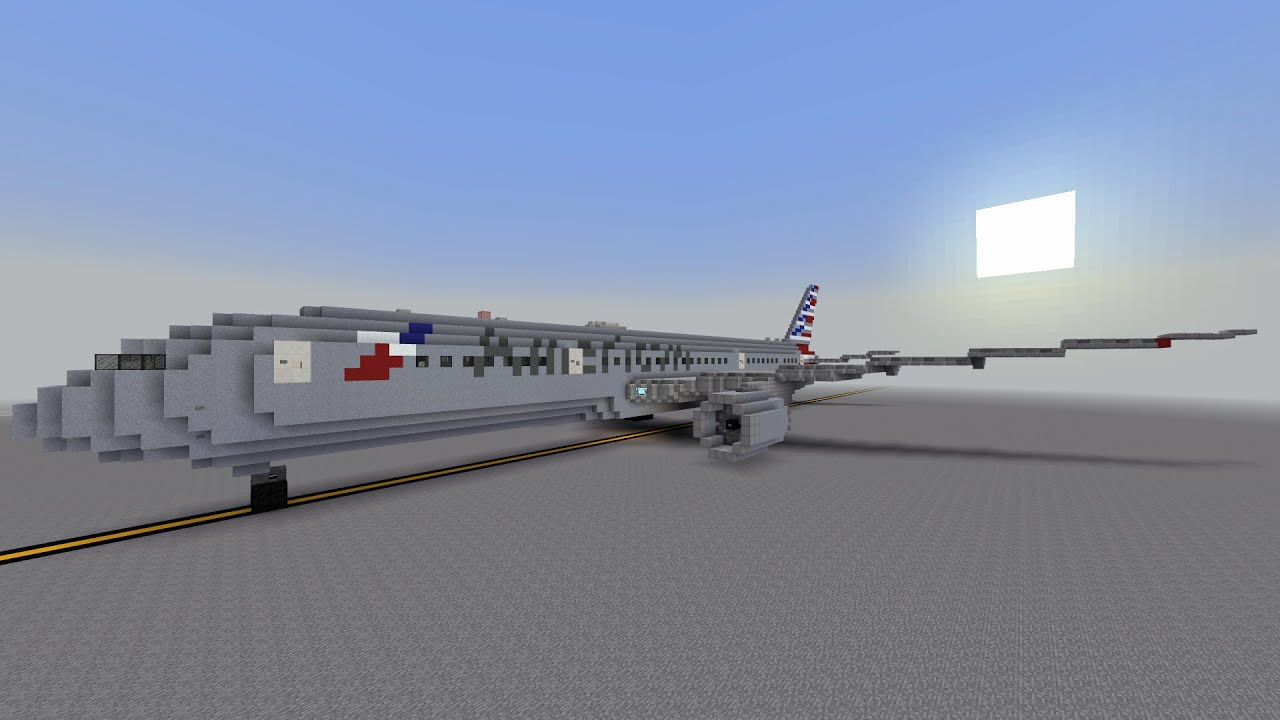 Minecraft Airport: American Airlines Boeing B787-8 Dreamliner Tour ...
