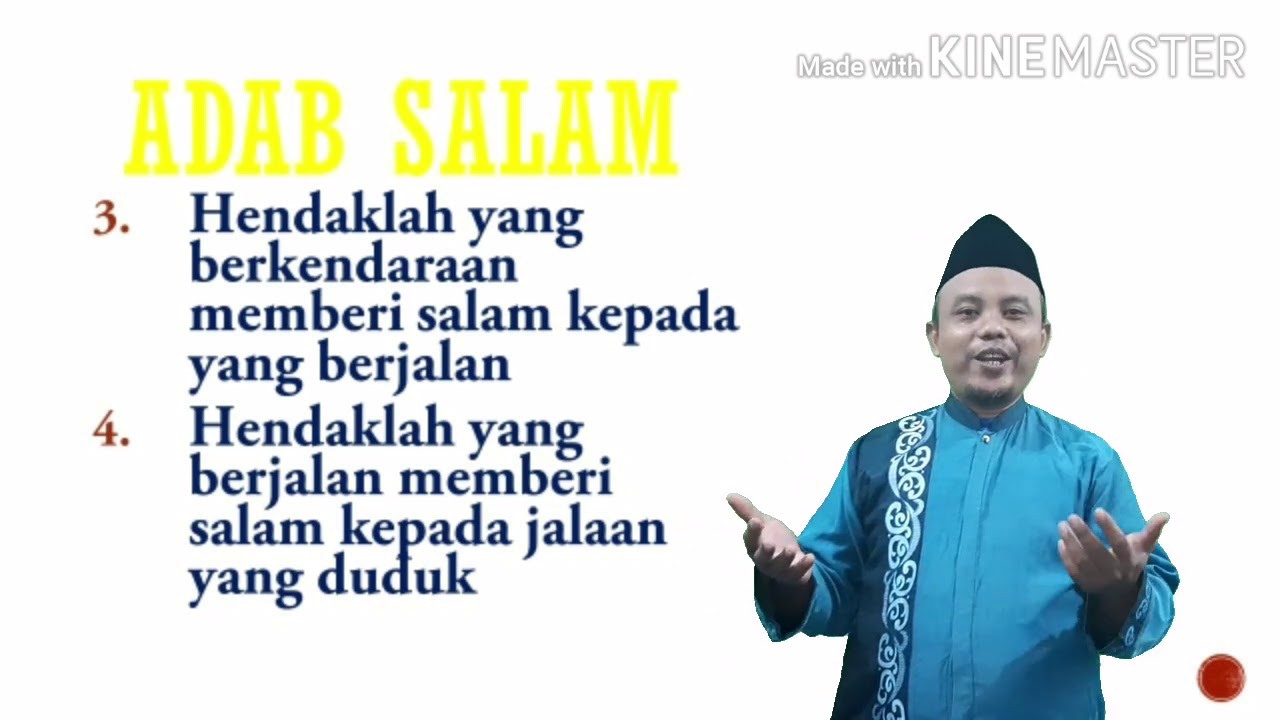 ADAB SALAM | ISLAMIC BASIC SKILL | TR JAJA FATHURRAHMAN - YouTube
