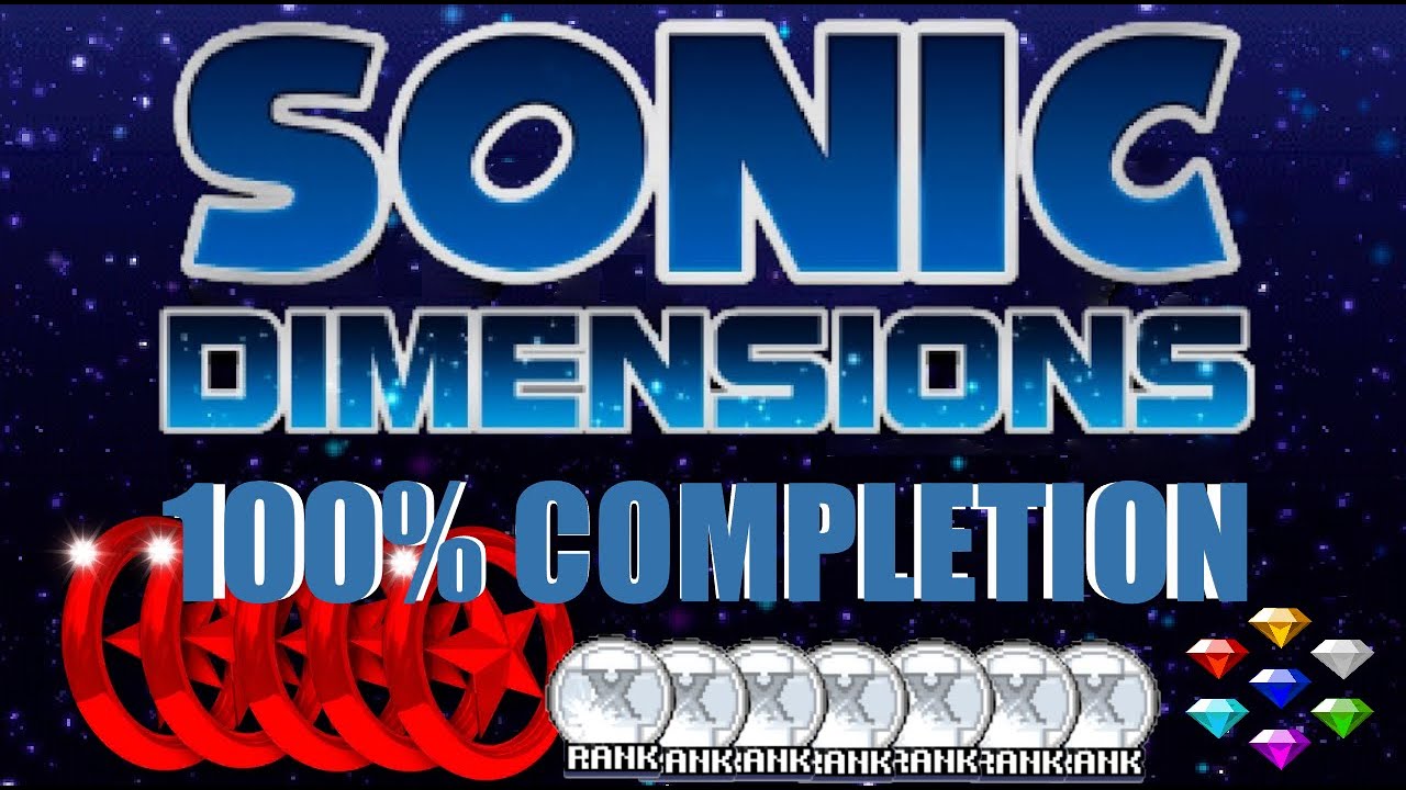 Sonic Dimensions 5.0.1 - Final achievement unlocks - YouTube